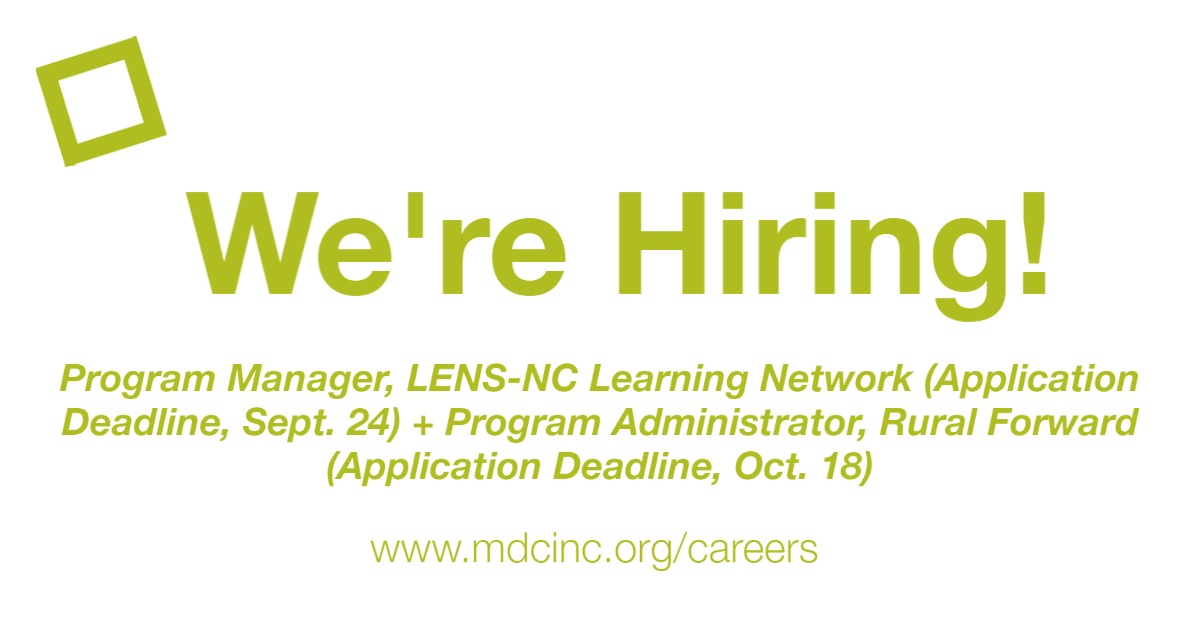 Rural Forward NC joins MDC!